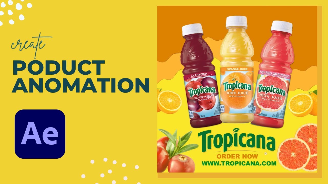 Easy Product Animation tutorial -Adobe After Effects tutorial -Juice ...