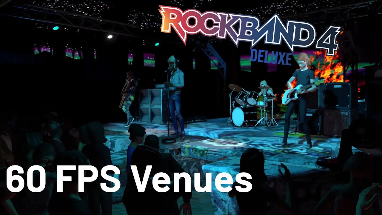 Rock Band 4 Deluxe - 60 FPS Venues (Performance Mode) - YouTube