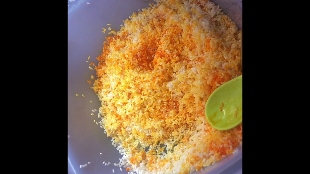 Microwave Sweet orange rice or misti jorda vat recipe by Dil - YouTube