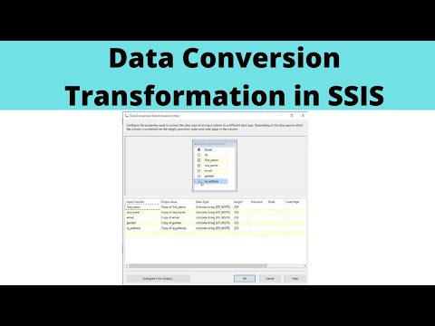 How To Use Data Conversion Task In Ssis