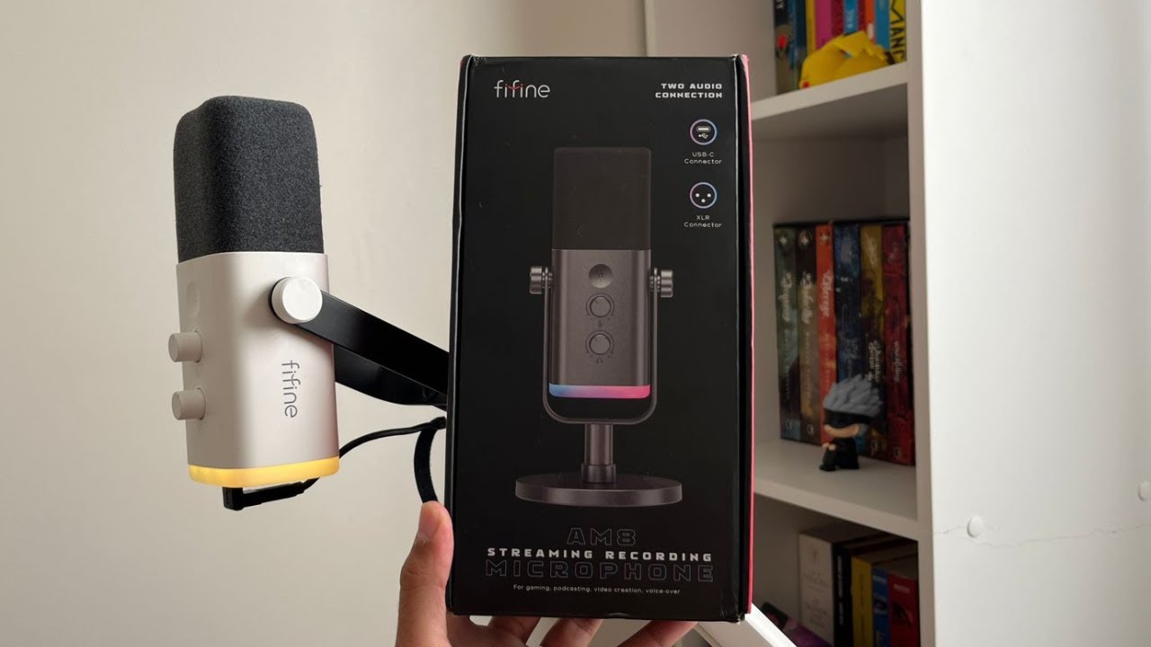 FIFINE AmpliGame AM8 Branco: Ajuda na redução de ruídos e voz detalhada ...