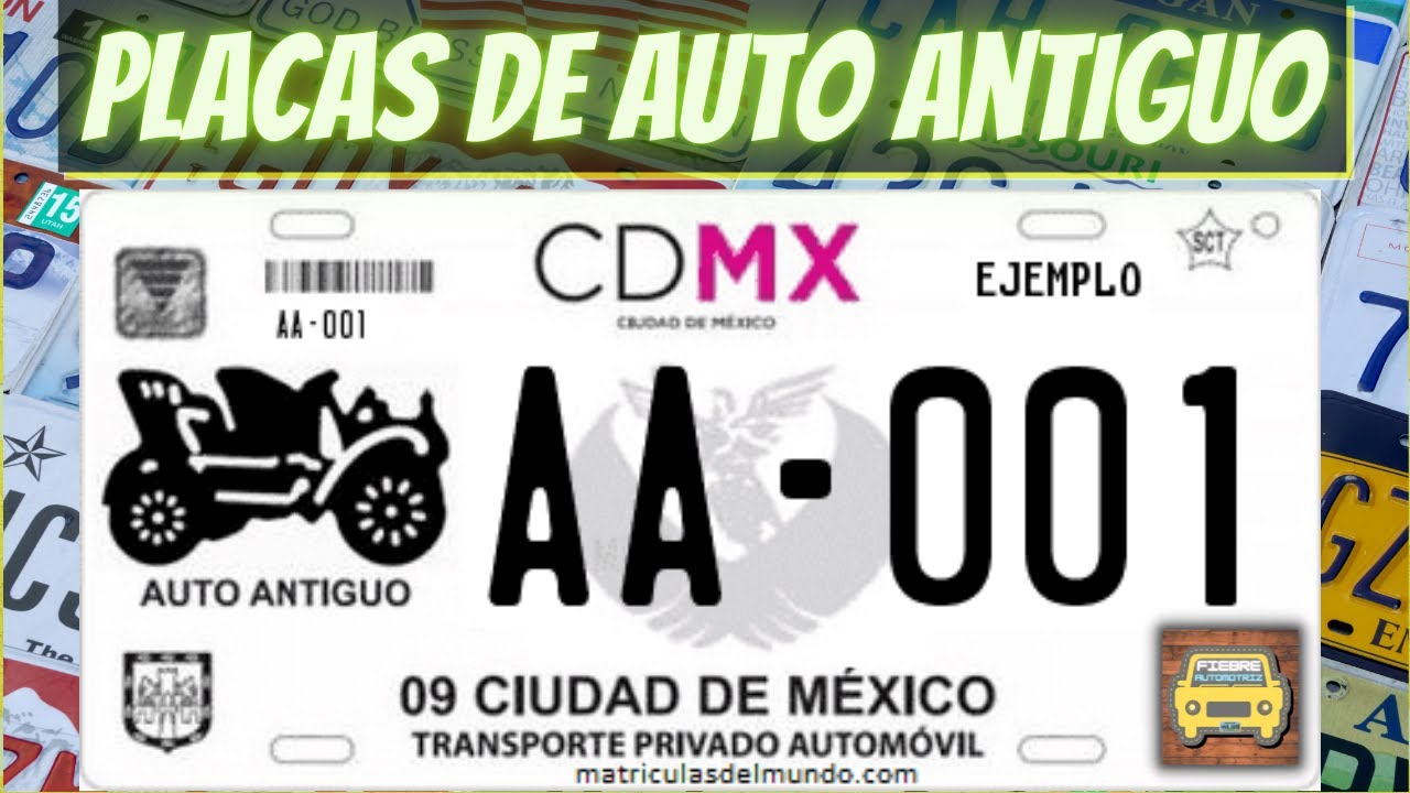 Todo sobre PLACAS DE AUTO ANTIGUO | "Placas de Clásico" | Fiebre ...