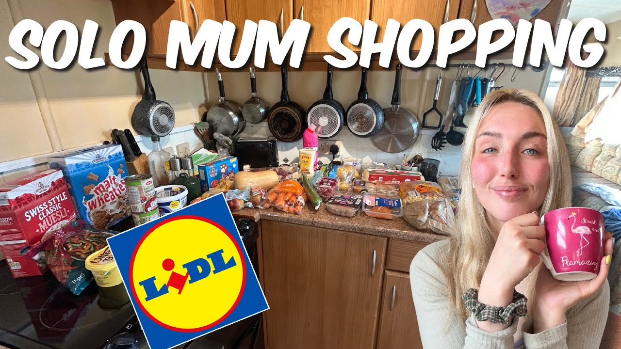 A cheeky LIDL Grocery Haul 🔥 organising my chaotic life as a solo mumma ...