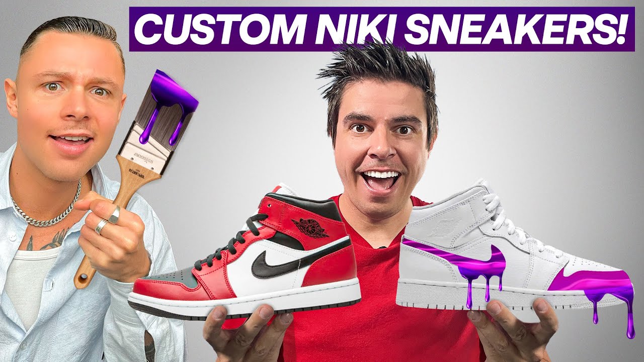 Niki Topgaard designer sine egne sneaks! - YouTube