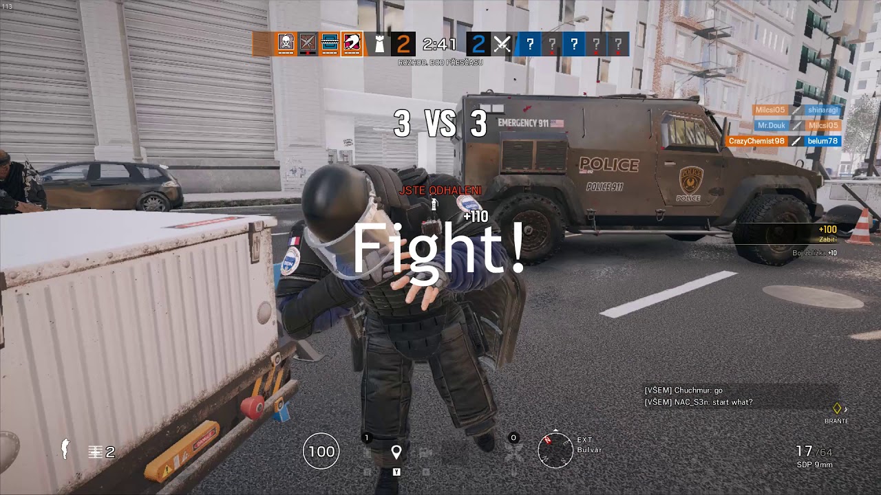 Tom Clancys Rainbow six siege: Fight with knife - YouTube