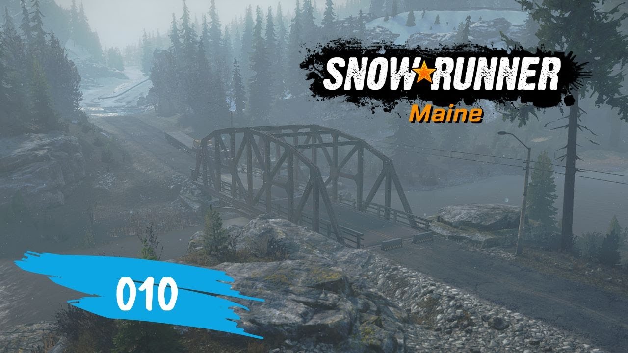 eingestürzte Brücke III - Snow Runner (Maine) 010 - PC Lets Play ...