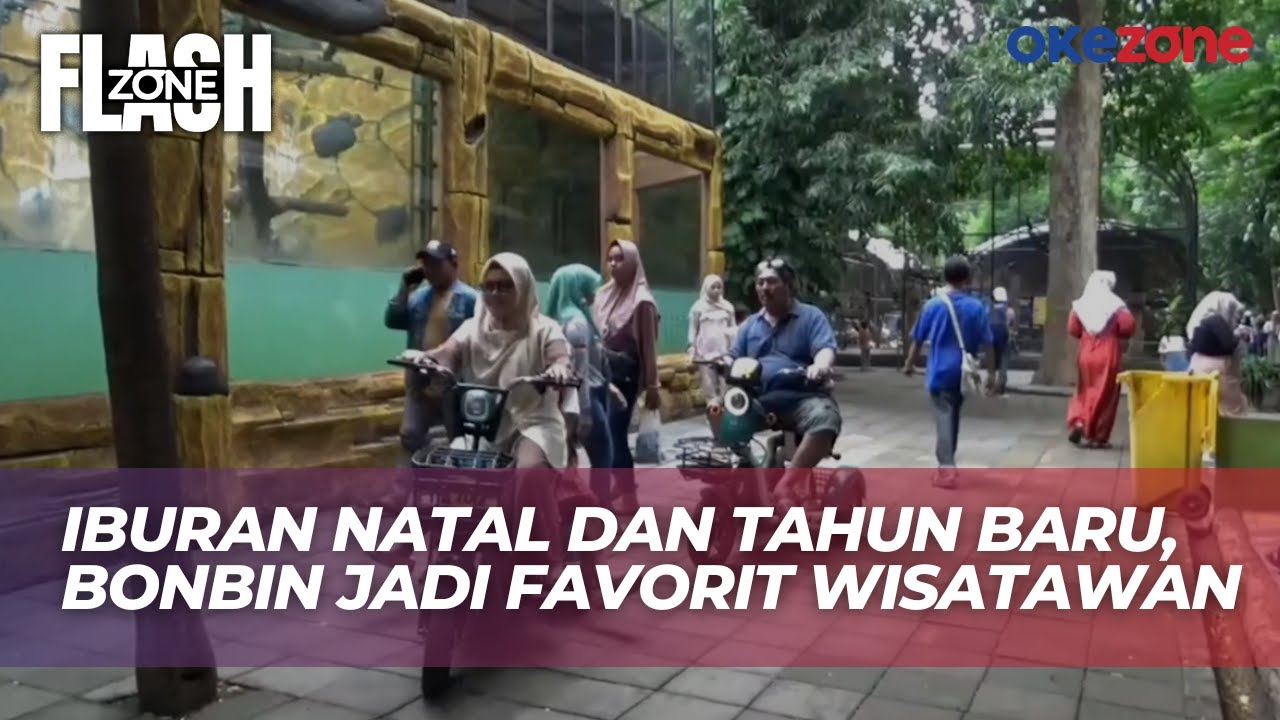 Ribuan Wisatawan Serbu Kebun Binatang Surabaya di Liburan Akhir Tahun | Flash Zone - YouTube