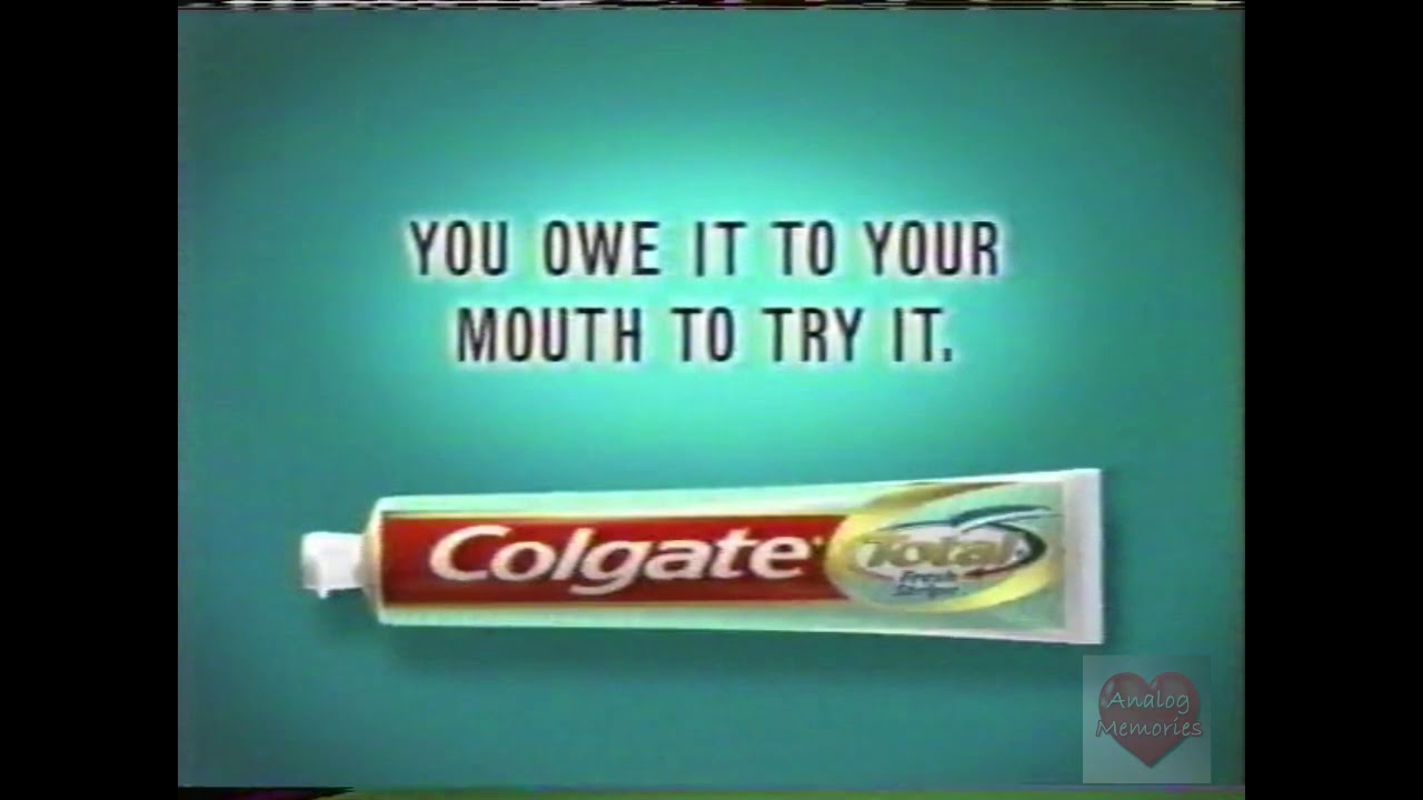 Colgate Total Fresh Stripe Toothpaste | Television Commercial | 1999 ...