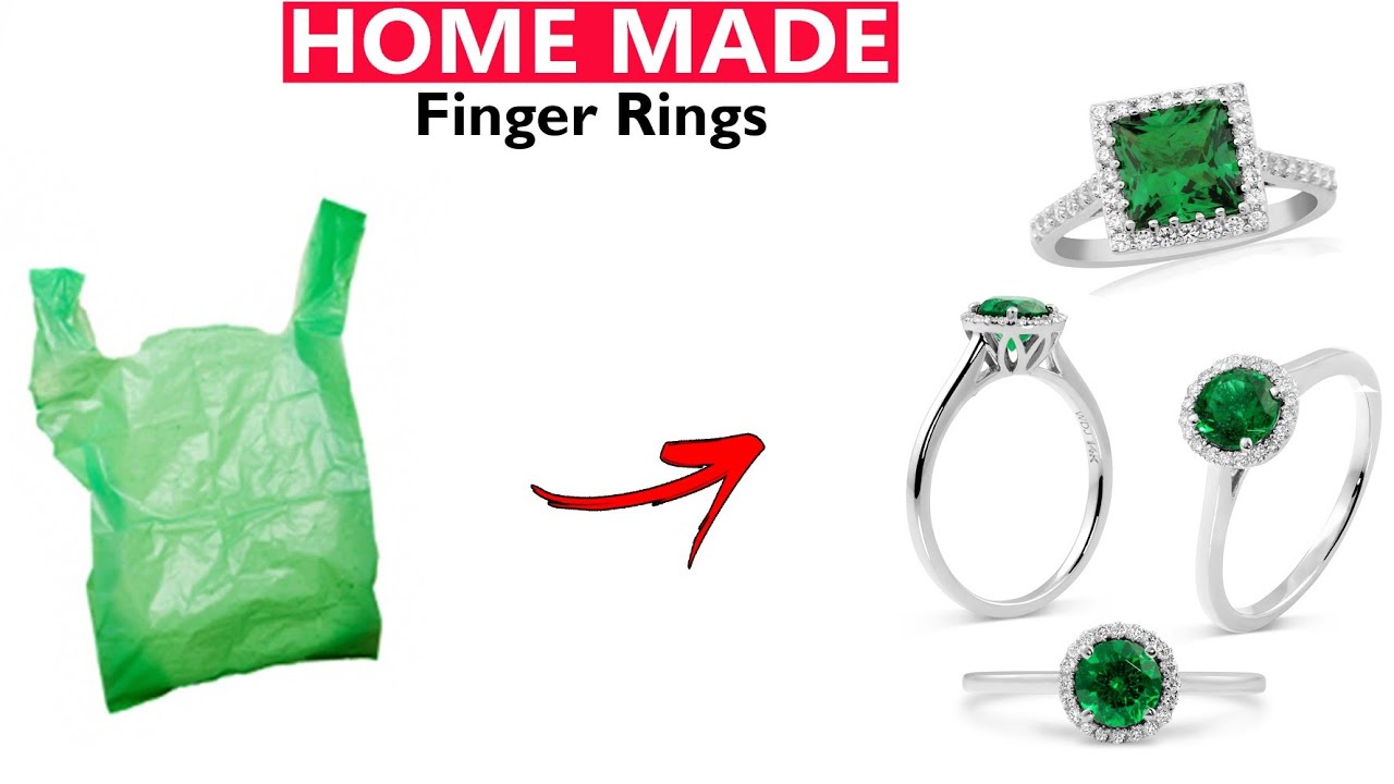 how to make finger ring | how to make finger rings at home | how to ...
