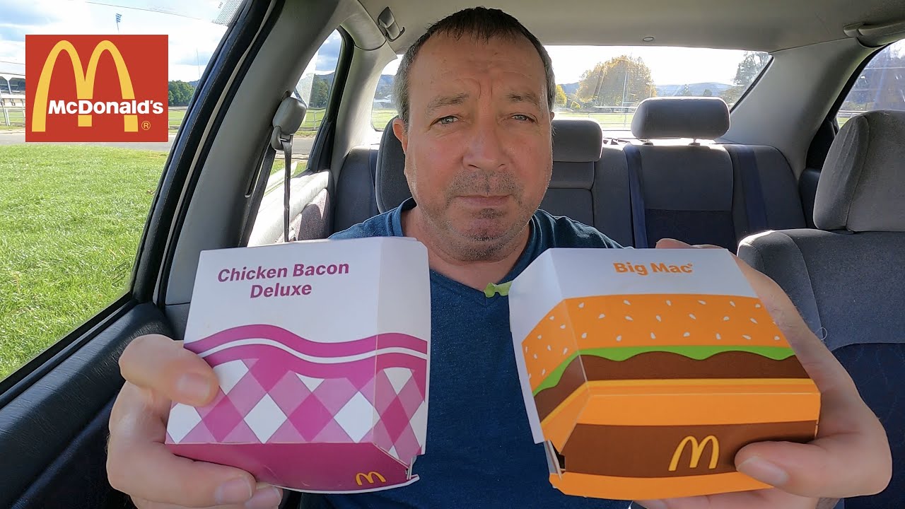 Chicken Bacon Deluxe + $6 Small Big Mac Meal & Cheeseburger - YouTube