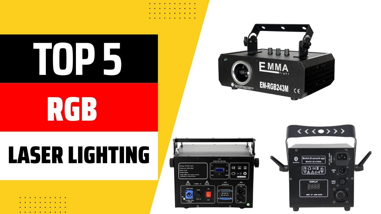 Top 5 Best RGB Laser Lighting 2024 | DJ Laser Light 2024 - YouTube