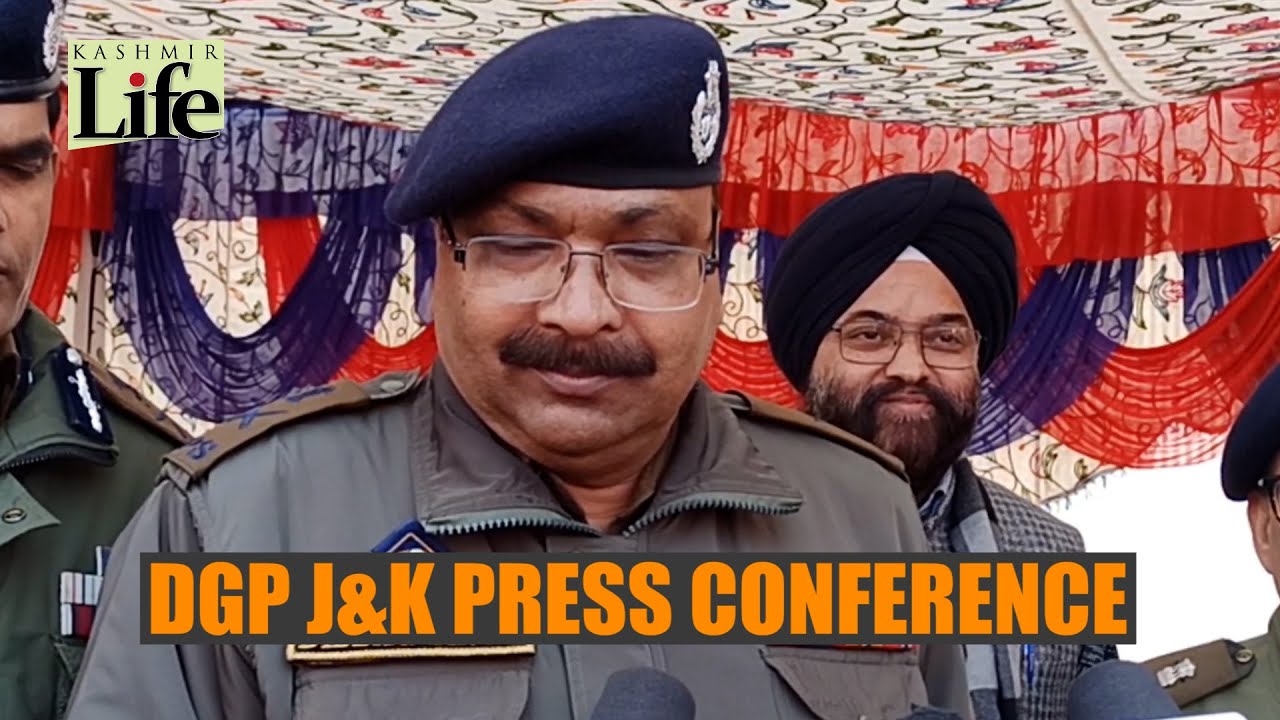 DGP J&K Press Conference - YouTube