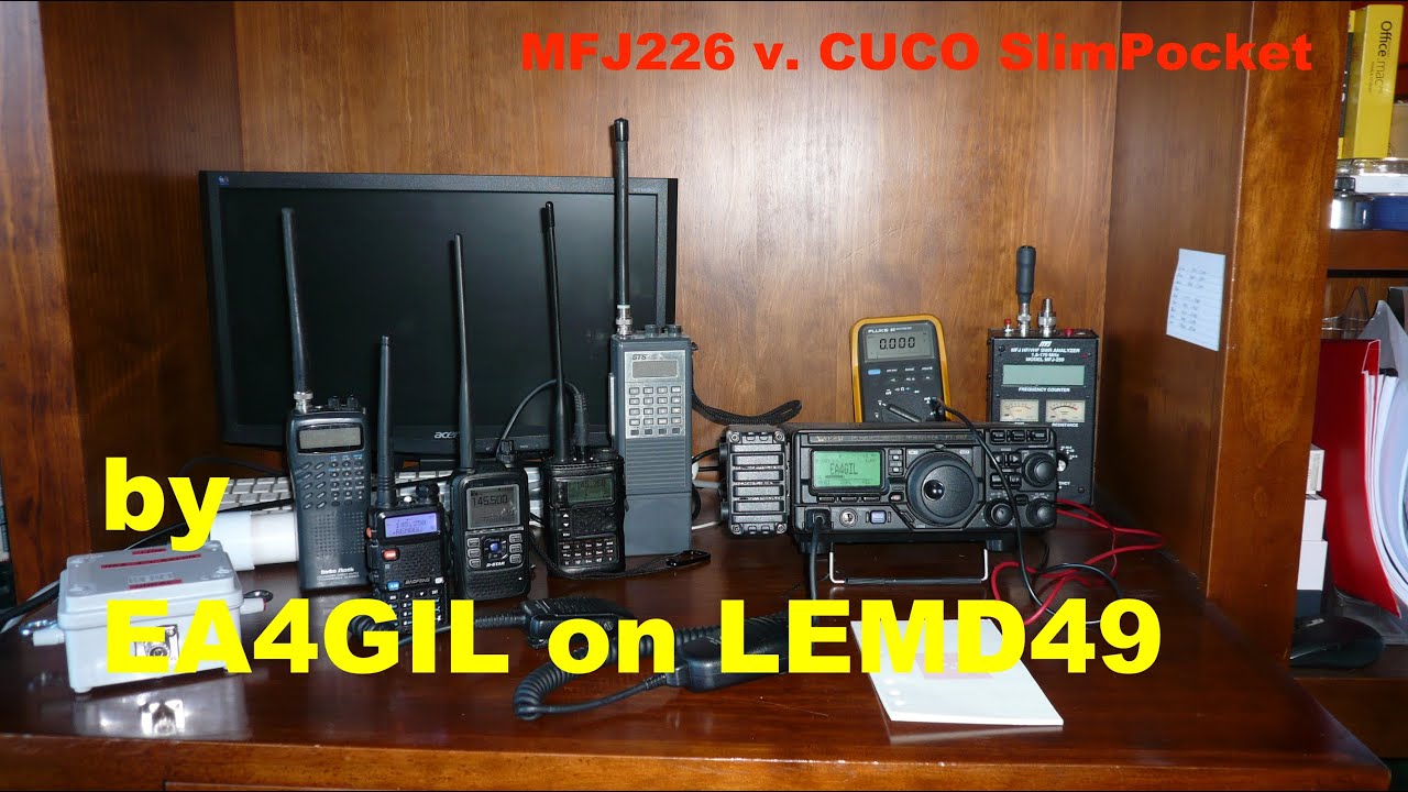 2015 MFJ226 v SlimPocket Ham Radio Antenna by Cuco [4K] - YouTube