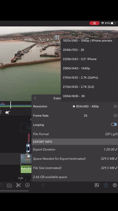 GIF Import And Export Lumafusion 4.1 Update Showcase - YouTube