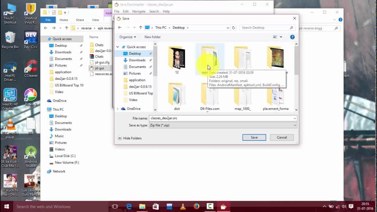 How To Extract source code from .apk(java+xml) || Decompile .apk easily ...