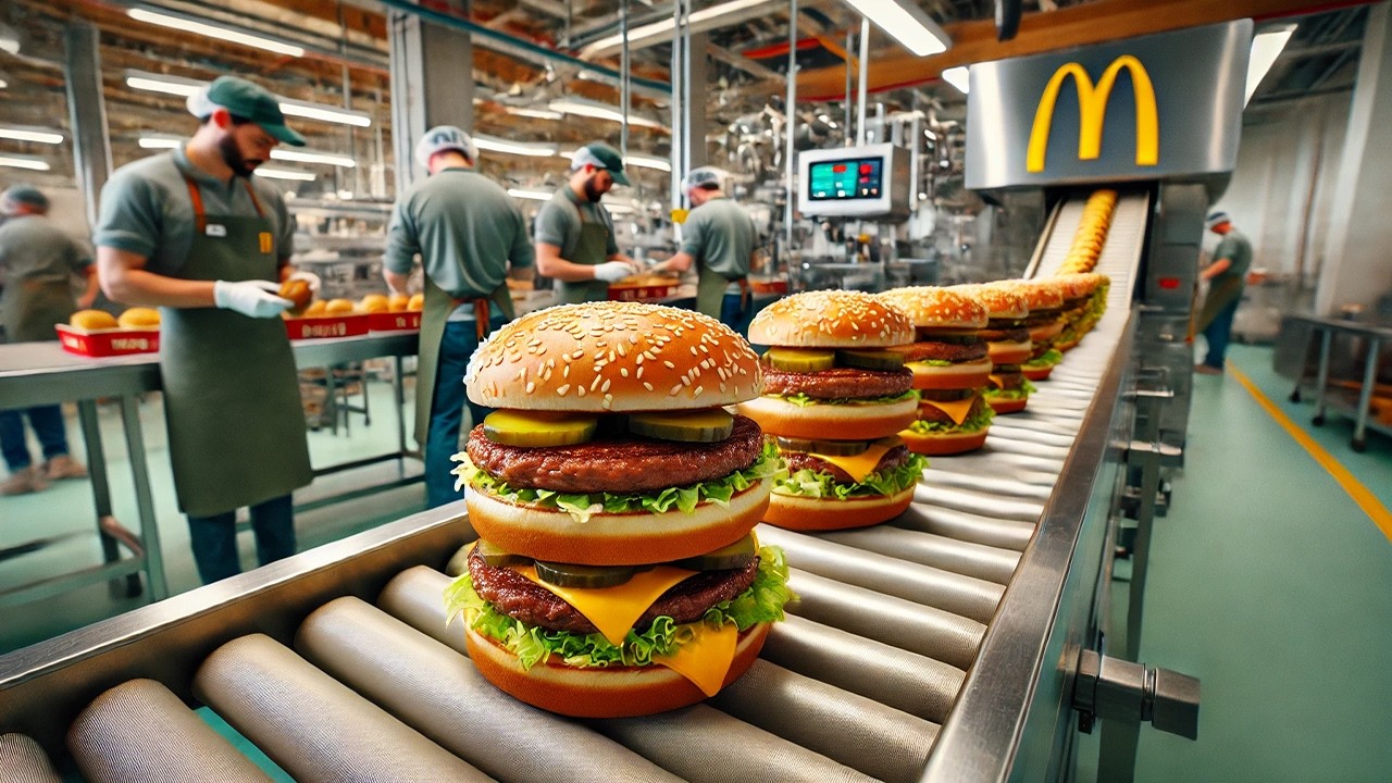 How McDonald’s Big Mac Is Really Made | Inside the Factory - YouTube