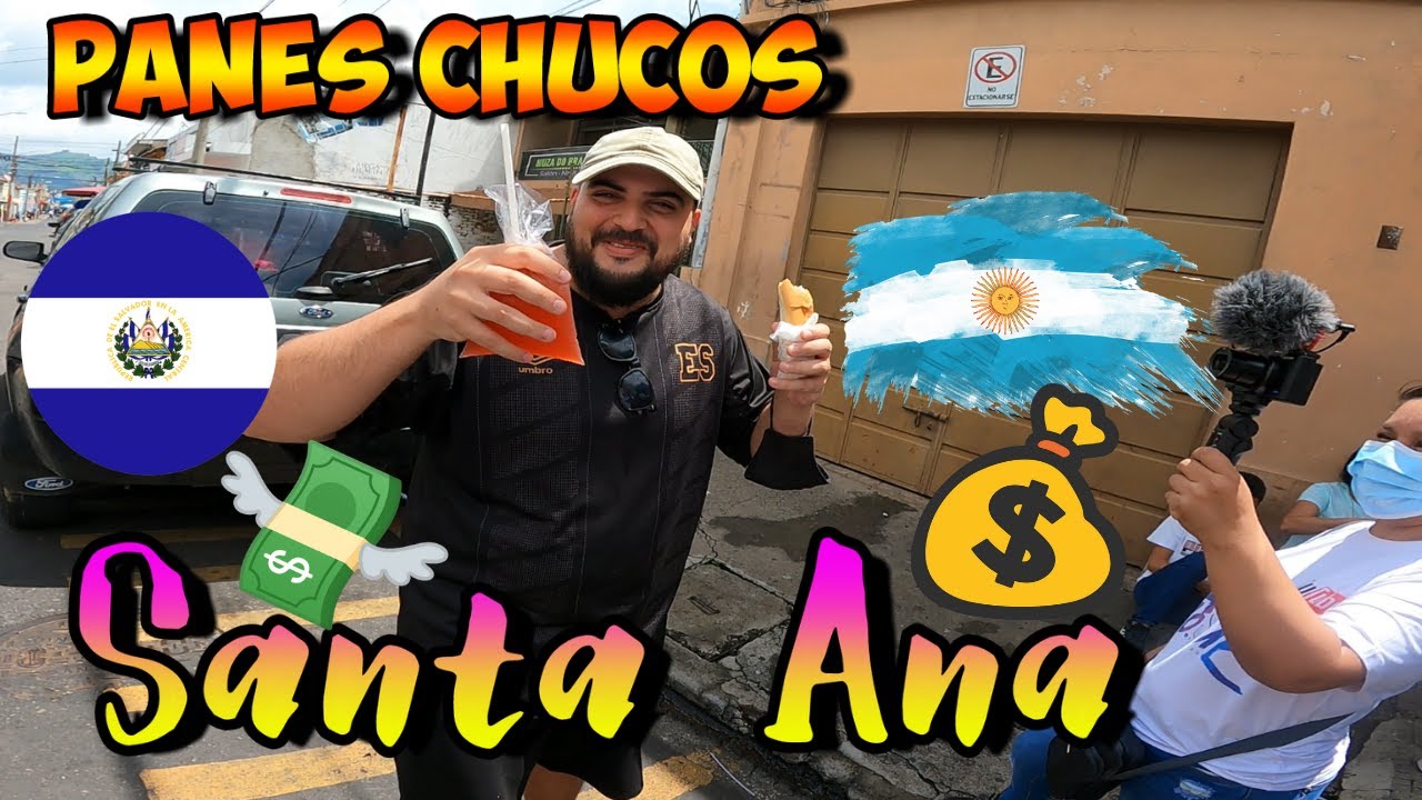 🌭Argentinos Probando Panes🍔 chucos en Santa Ana 😍 - YouTube