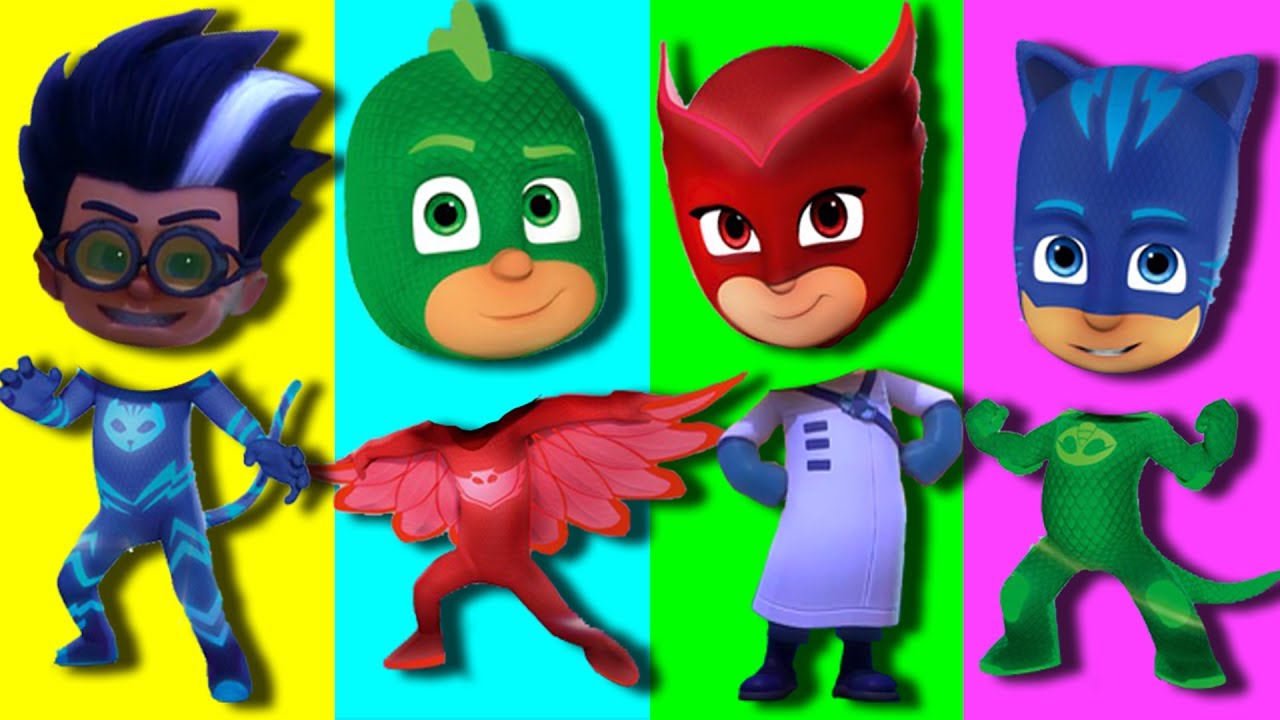 Pj Masks Wrong Heads Learn Colors For Kids