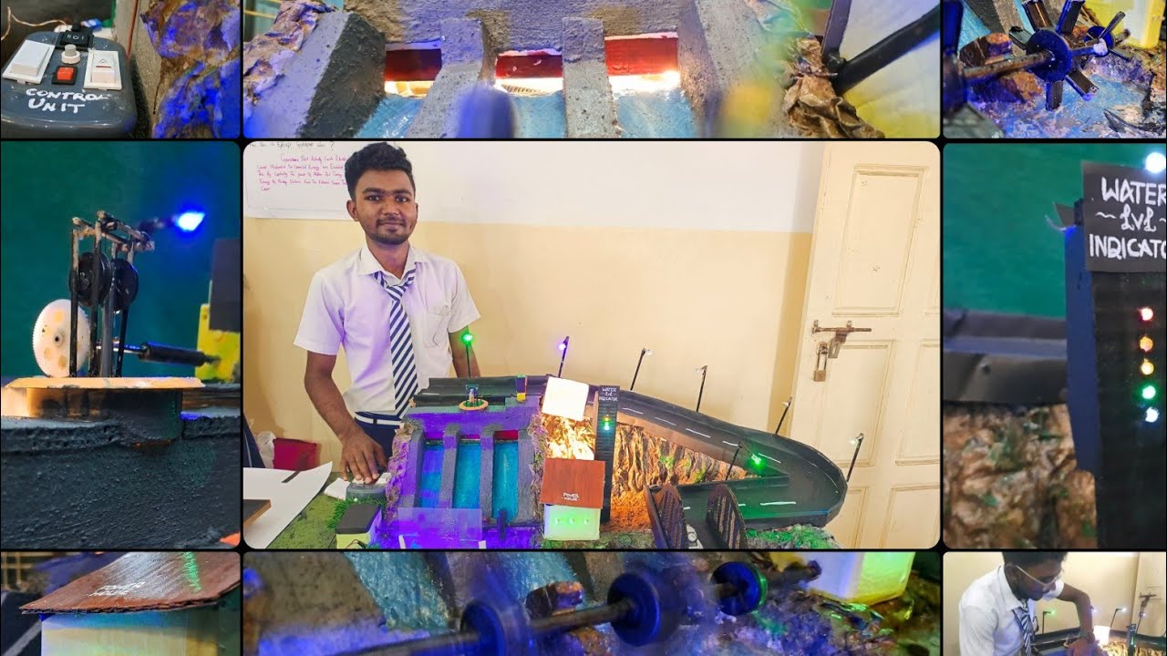 Hydro Electric Project || Dam Model & Hydro Power Extraction || School ...