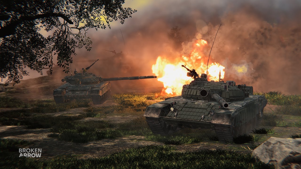 Russian Armour Clashes Over Airbase - Broken Arrow #3 - YouTube