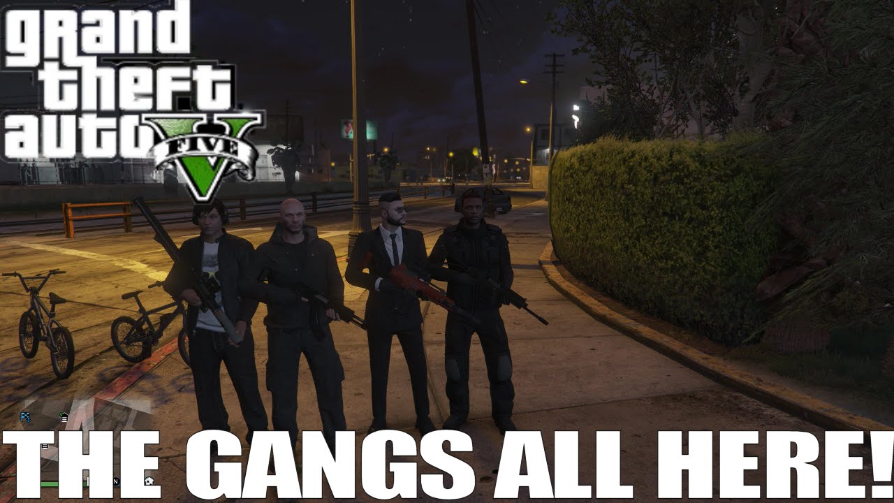 The Gangs All Here! (Grand Theft Auto 5 Online) - YouTube