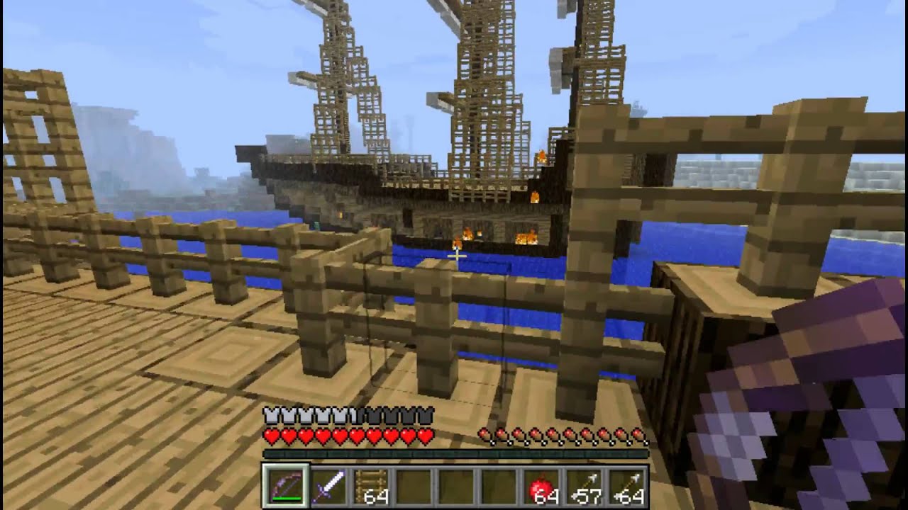 Pirate Battle Minecraft - YouTube