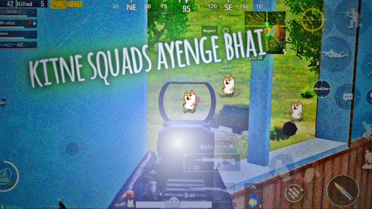 5 squads rushed at us on single compound|Pubg mobile gameplay with ...