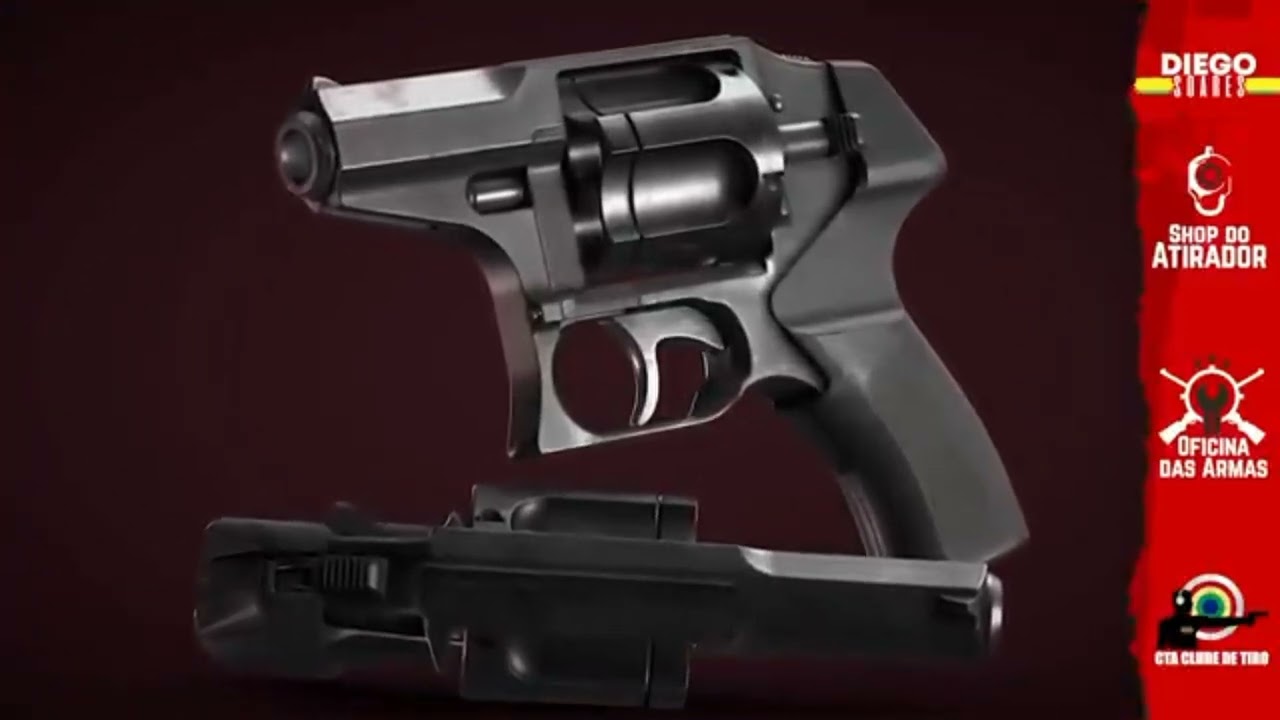 Revolver Russo U-94 UDAR calibre 0,484" ou calibre 41 - YouTube