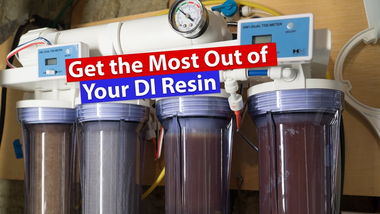 Get the most out of your DI Resin cartridge - RODI tips! - YouTube