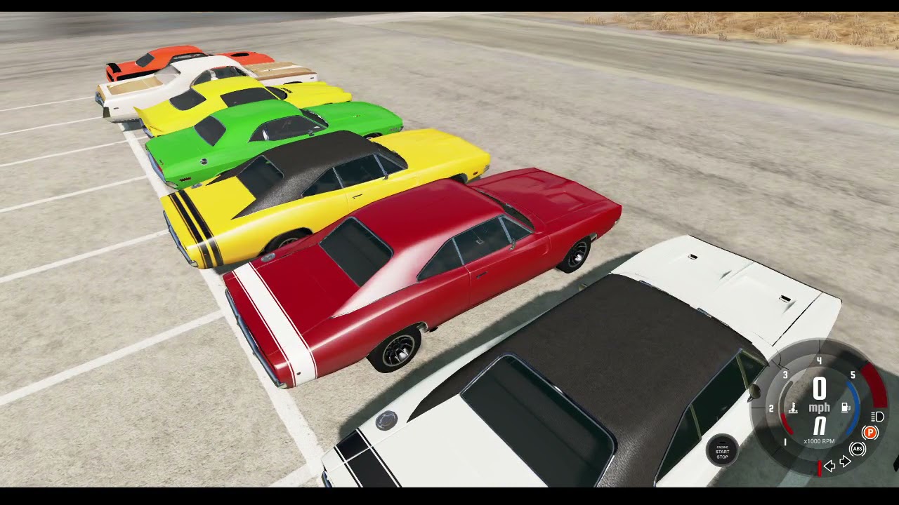 All of my Favorite Muscle Cars in BeamNG.drive - YouTube
