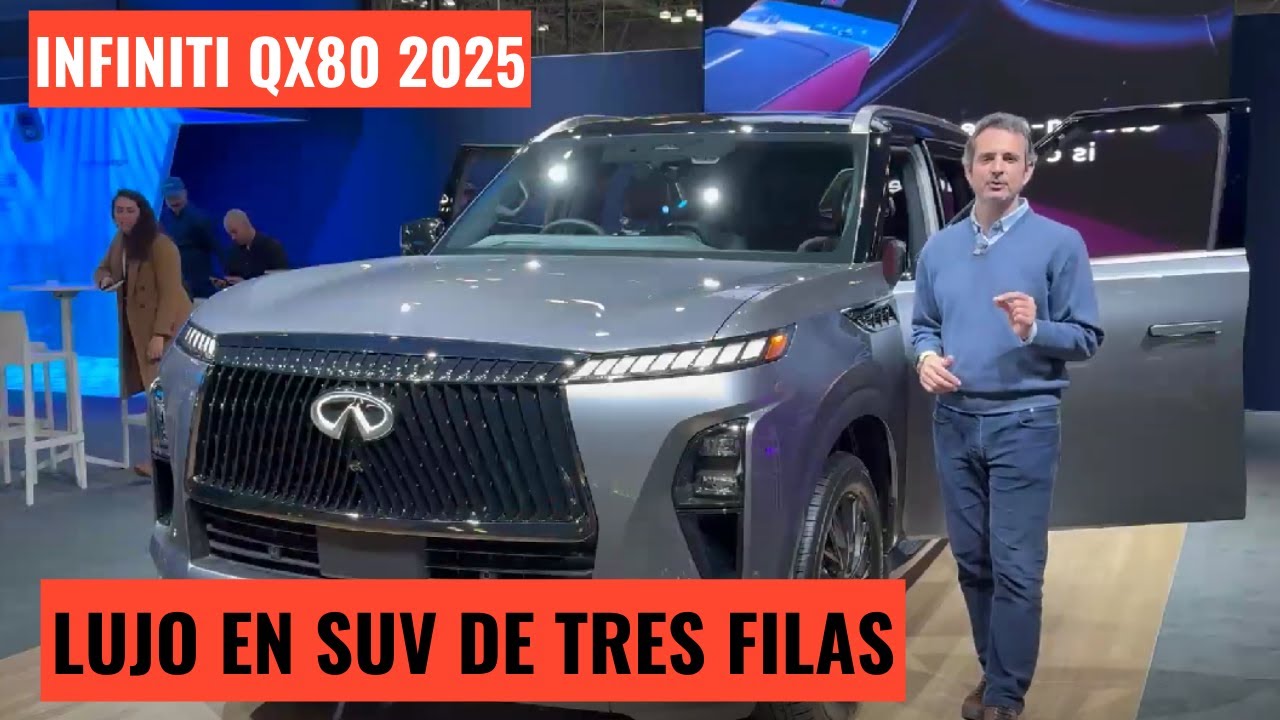 Infiniti QX80 2025: Primer vistazo al lujoso SUV de tres filas ...