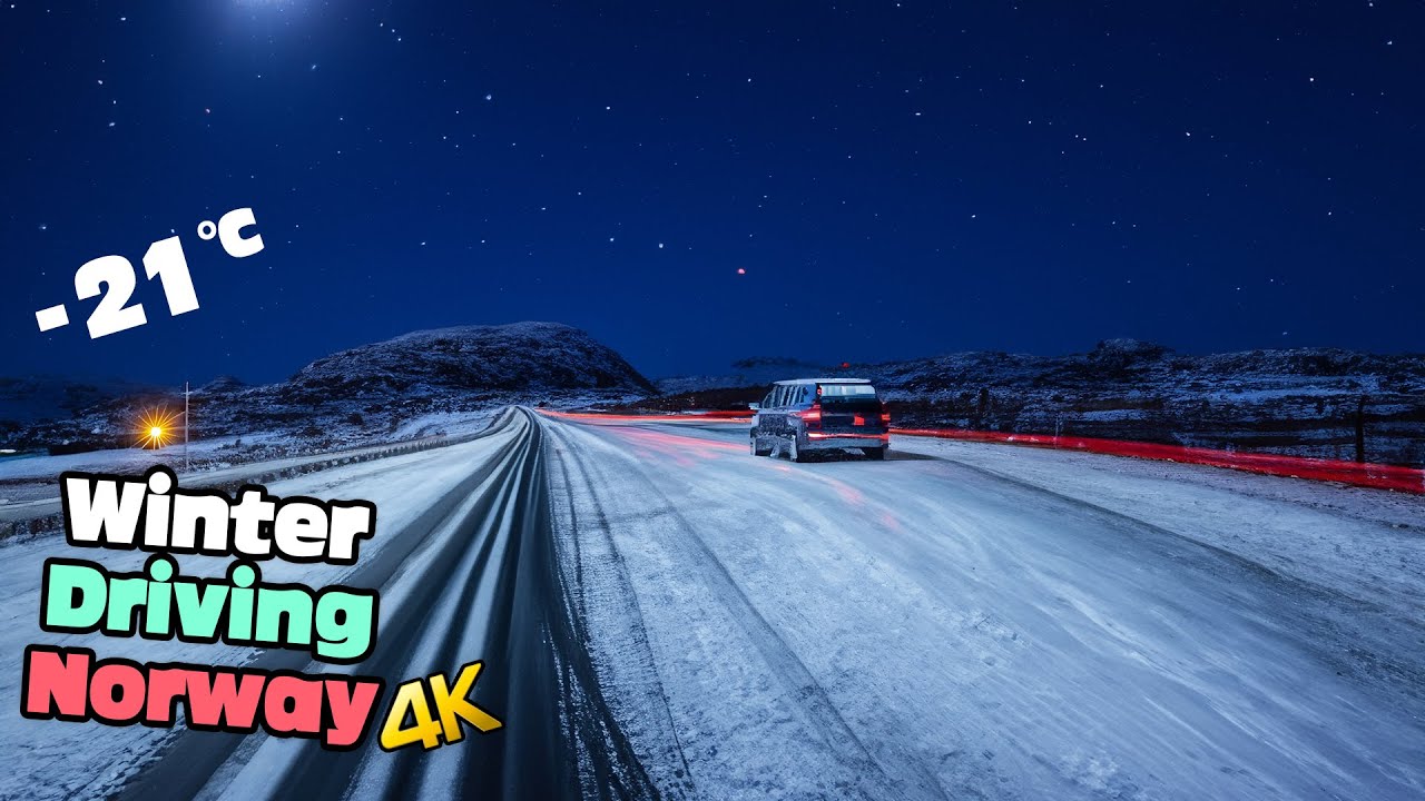 Winter Driving in Norway - Extreme Cold - YouTube