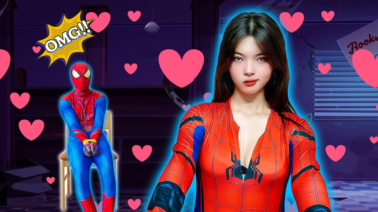 CRAZY GIRL WILL NOT LEAVE SPIDER-MAN ALONE (Love Story Parkour POV In Real Life) - YouTube