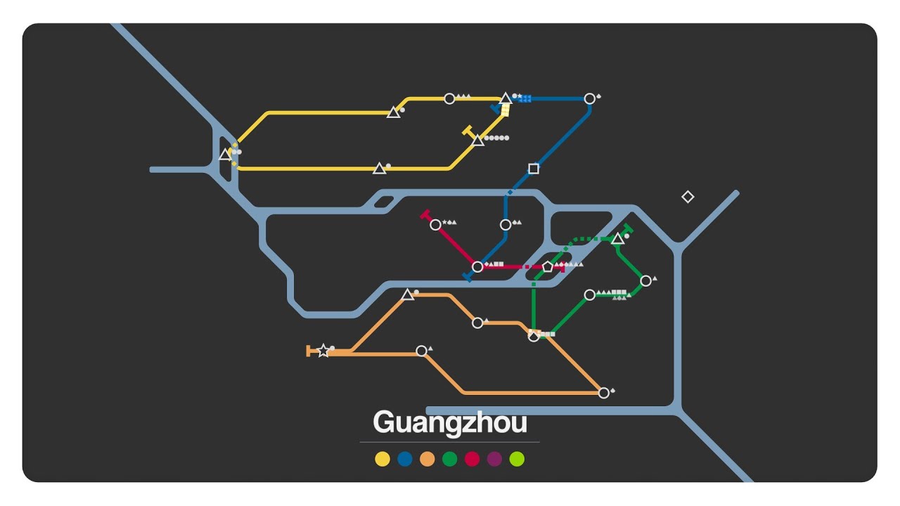 The Lovely City of Guangzhou (Mini Metro) - YouTube