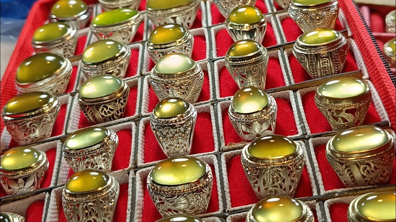 CINCIN GIOK || BATU AKIK || BATU IDOCRASE ACEH || STONE RING || GEMS ...