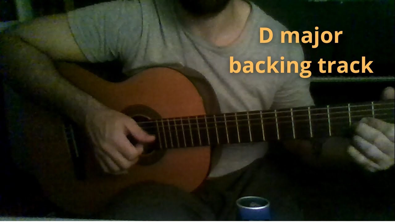 D major backing track - Re mayor pista de acompañamiento - YouTube