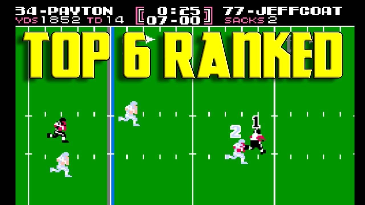 Ranking the Top 6 Teams in Tecmo Bowl (NES) - Best of the Best! - YouTube