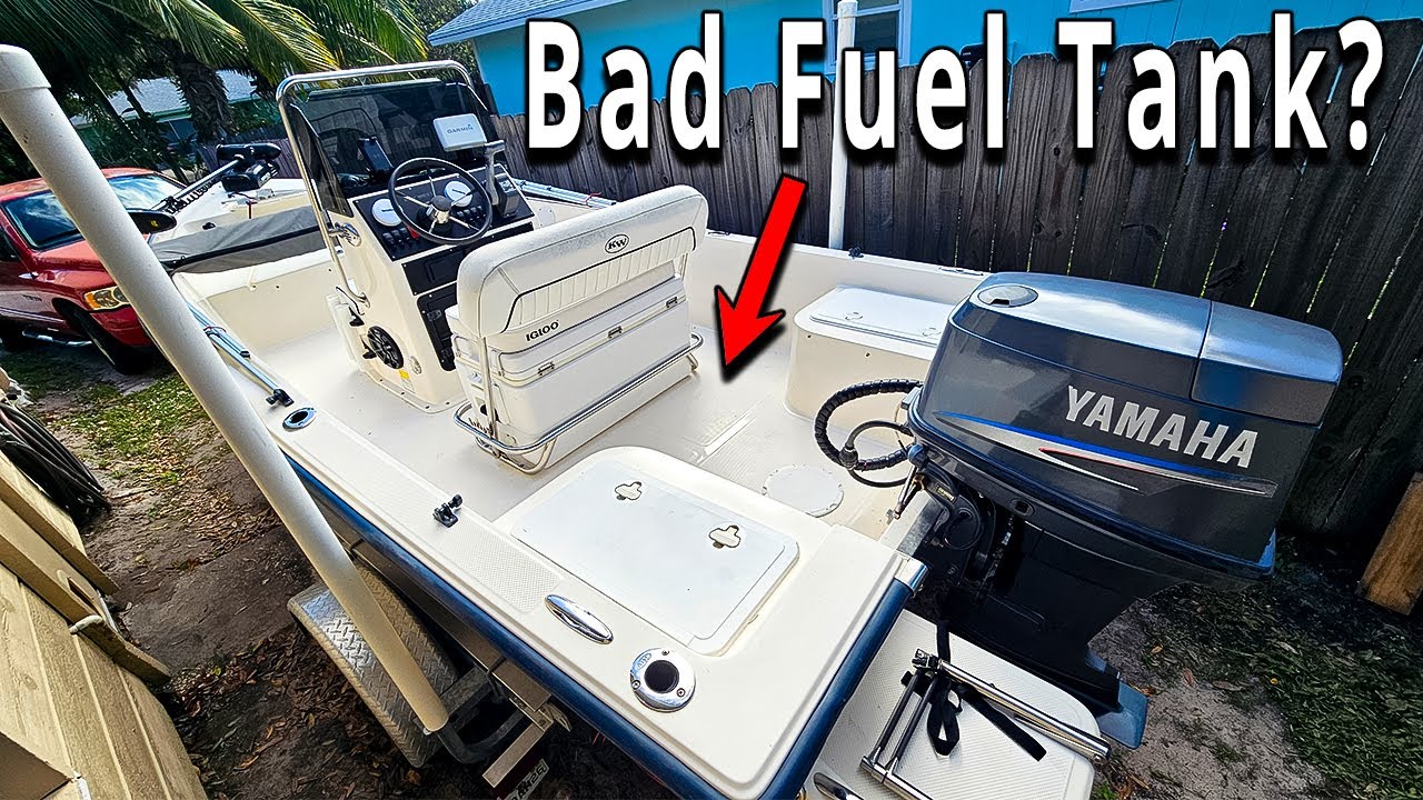 Troubleshooting A Leaking Boat Fuel Tank! - YouTube