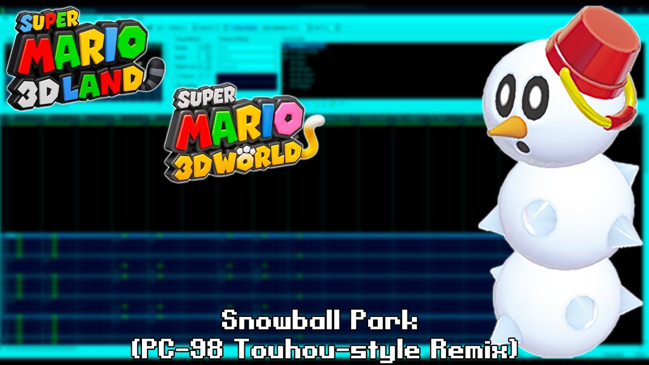 Snowball Park (PC-98 Touhou-style Remix) | Super Mario 3D Land/World ...