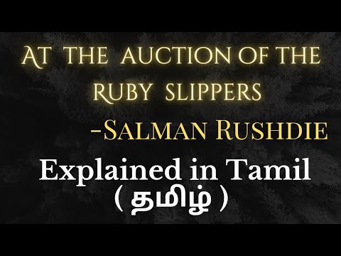 At the Auction of the Ruby slippers by Salman Rushdie | Short story ...