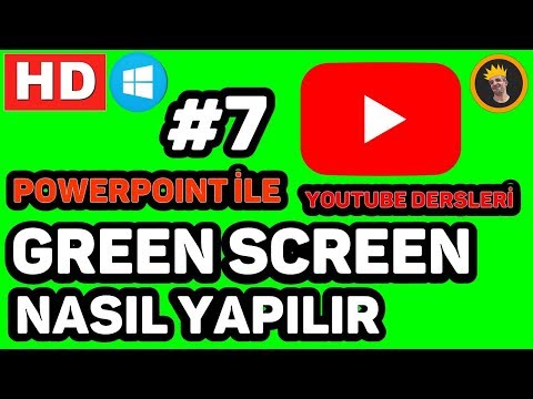GREEN SCREEN YAPIMI (YEŞİL EKRAN) NASIL YAPILIR GREEN SCREEN VİDEO ŞABLONU HAZIRLAMA #7