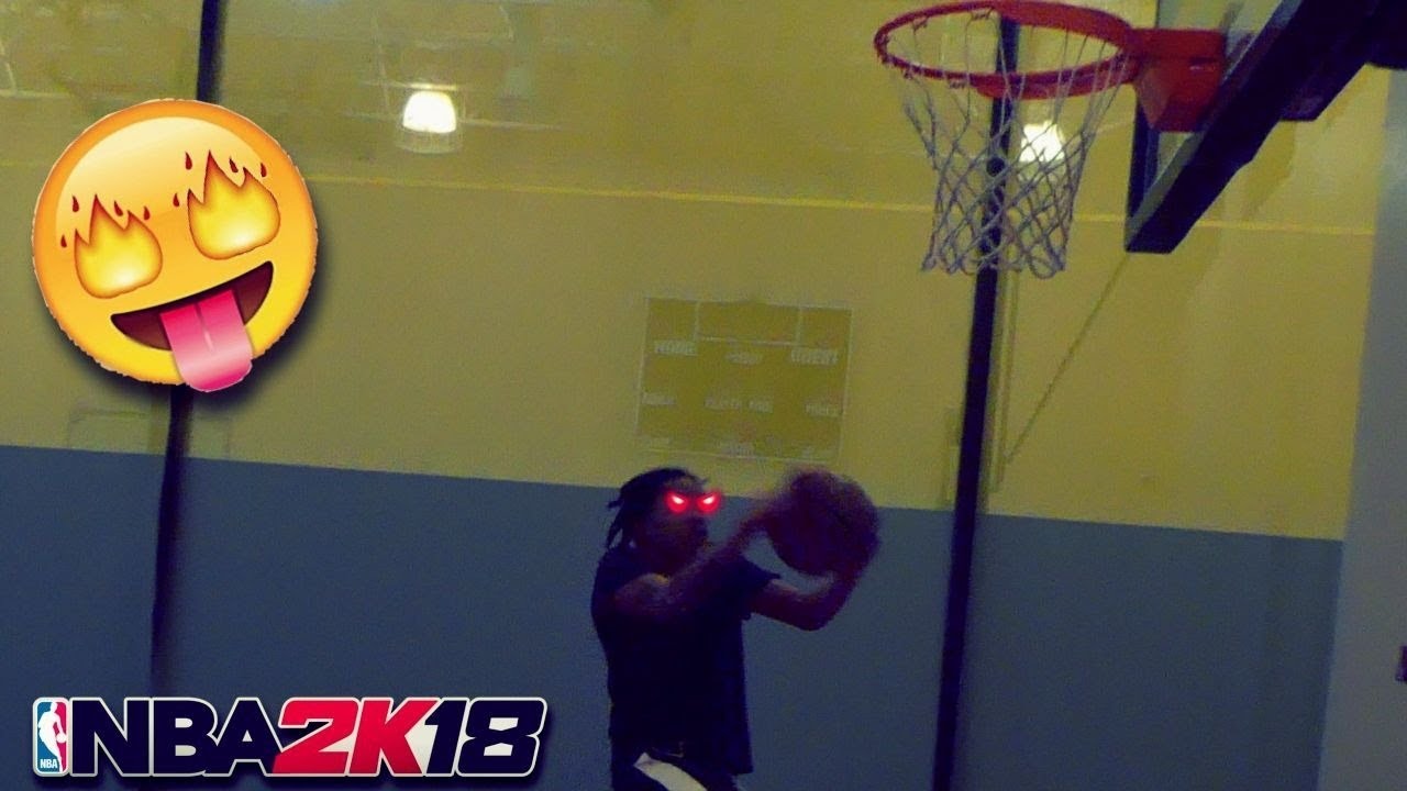 REAL LIFE DRIBBLE GOD SHOWING OFF JUMP SHOT AND (NBA 2K18 )JELLY LAY ...