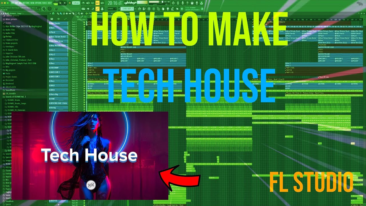How To Make A Tech House Track In Fl Studio 2022 - YouTube