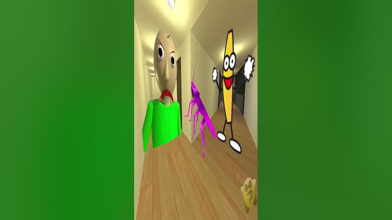Banana Angry Baldi And Barbie Cockroach Nextbot Gmod Youtube
