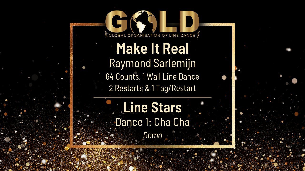 GOLD 2023 Line Stars - Dance 1: Cha Cha "Make It Real" - Demo with ...