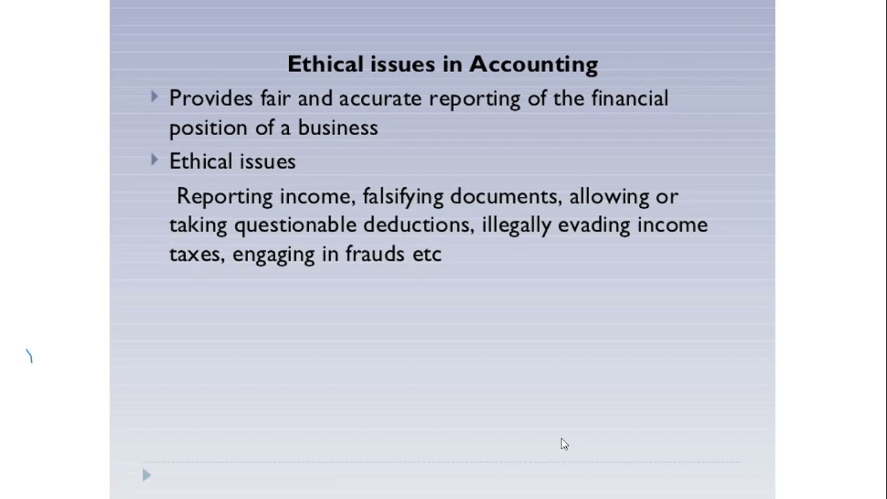 Ethical Issues In Financial Accounting YouTube ethical-issues-in-financial-accounting-youtube