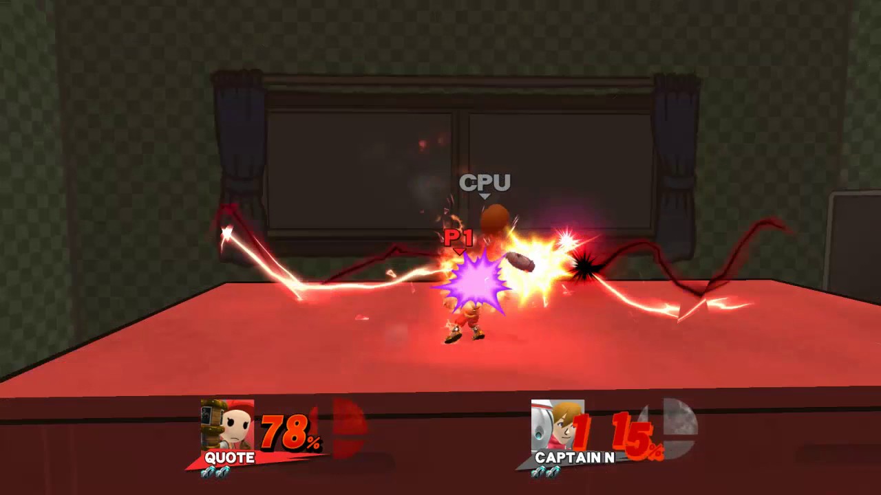 Custom Mii Fighters - Quote (Cave Story) vs Captain N (Captain N: The ...