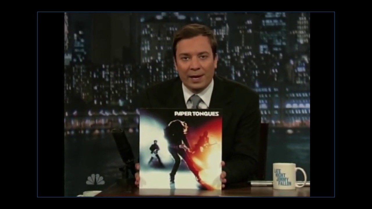 Paper Tongues - Ride to California Live on Late Night with Jimmy Fallon ...
