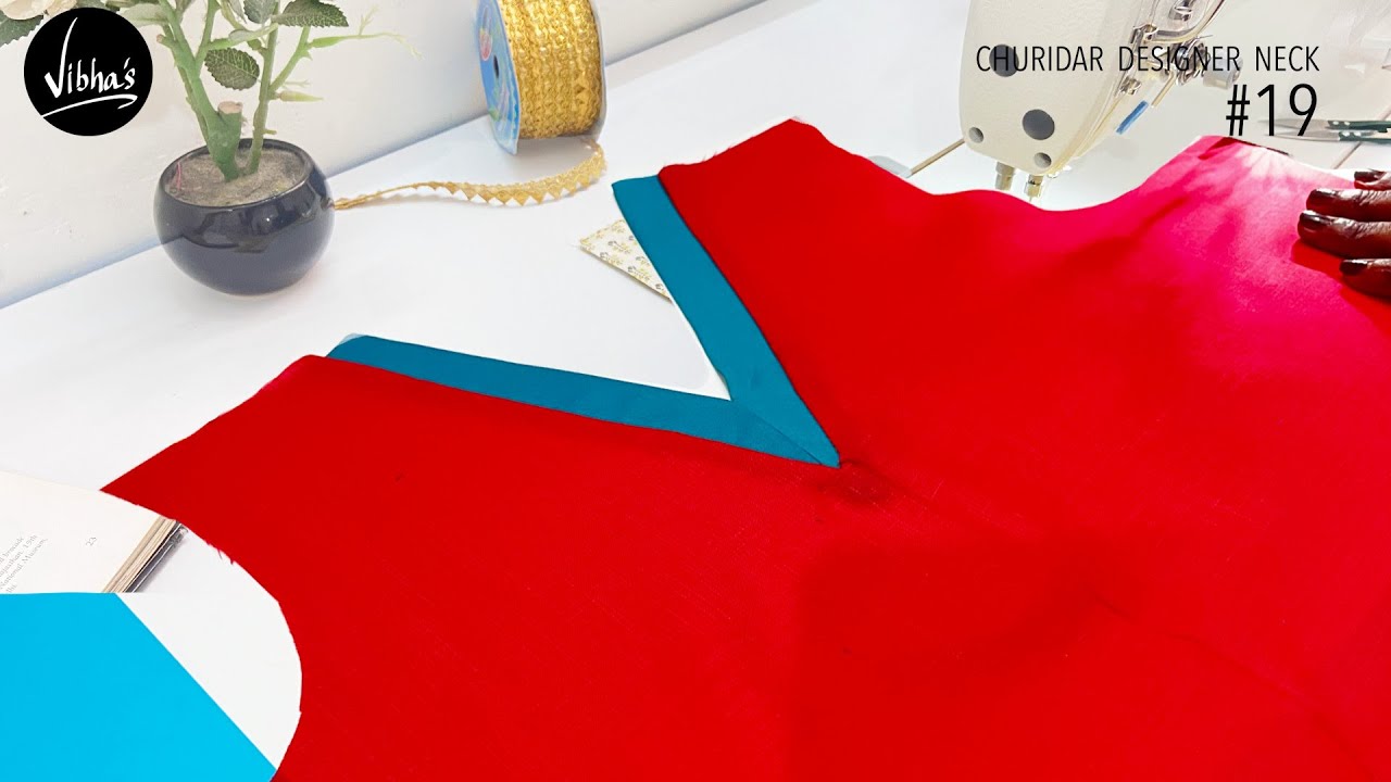 Churidar Neck Designs | Churidar neck cutting and stitching in Tamil ...