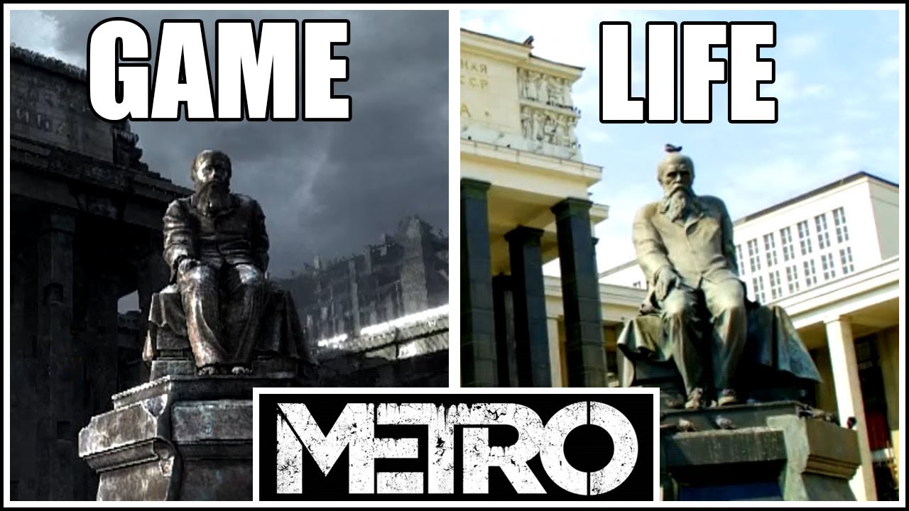 Metro - Game Locations vs Real Life - YouTube